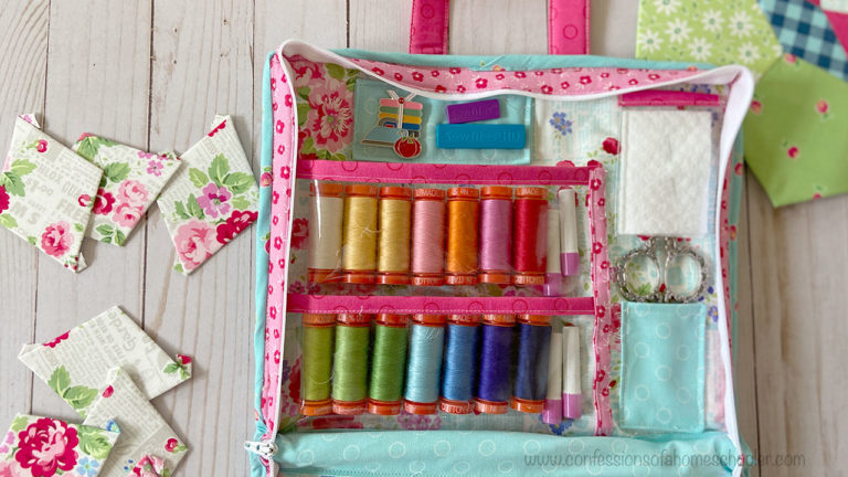 Craft To-Go Case // TUTORIAL - Confessions of a Homeschooler