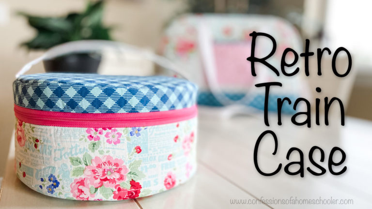 Weekend Retro Train Case // Sewing Tutorial! - Confessions of a ...