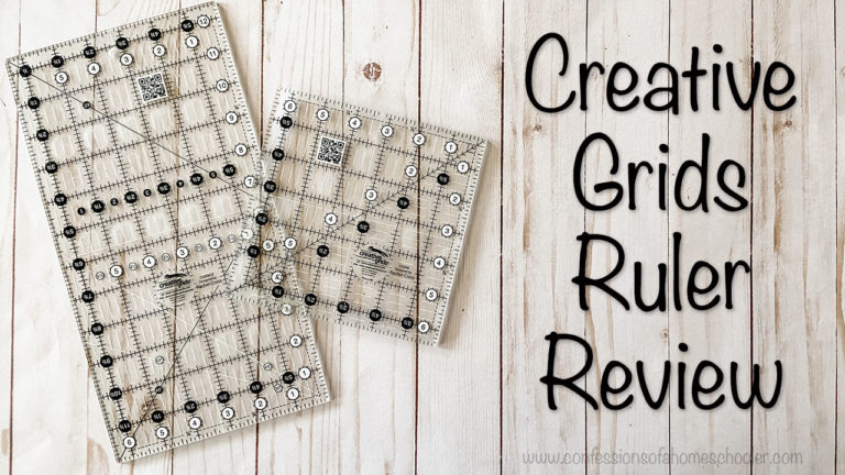 Creative Grids Ruler Review - Confessions of a Homeschooler