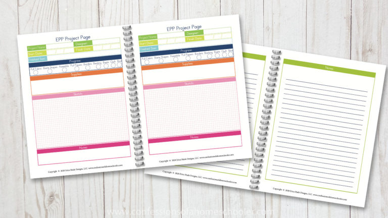 The Ultimate English Paper Piecing Project Planner! - Confessions of a ...