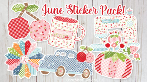 June Pillow of the Month + Stickers! - Confessions of a Homeschooler