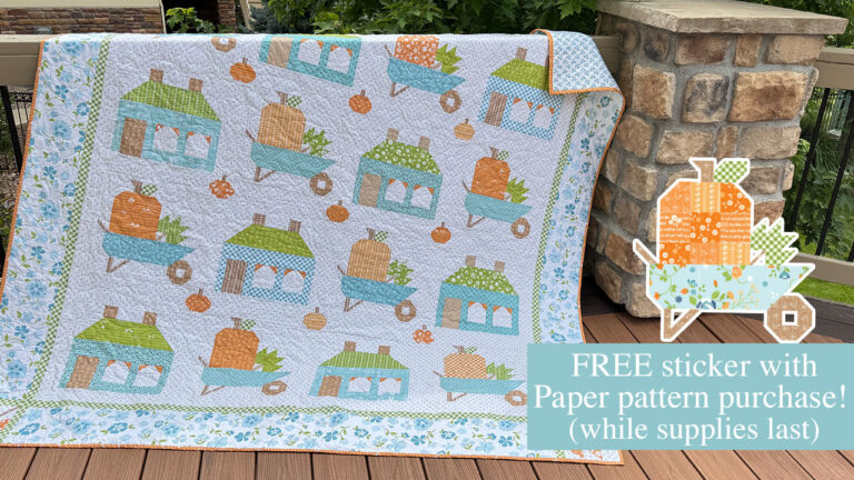 New Quilt Pattern: Poppie’s Pumpkin Patch - Confessions of a Homeschooler